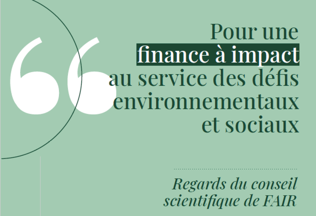 Regards du conseil scientifique sur les 25 ans du label Finansol | FAIR ...